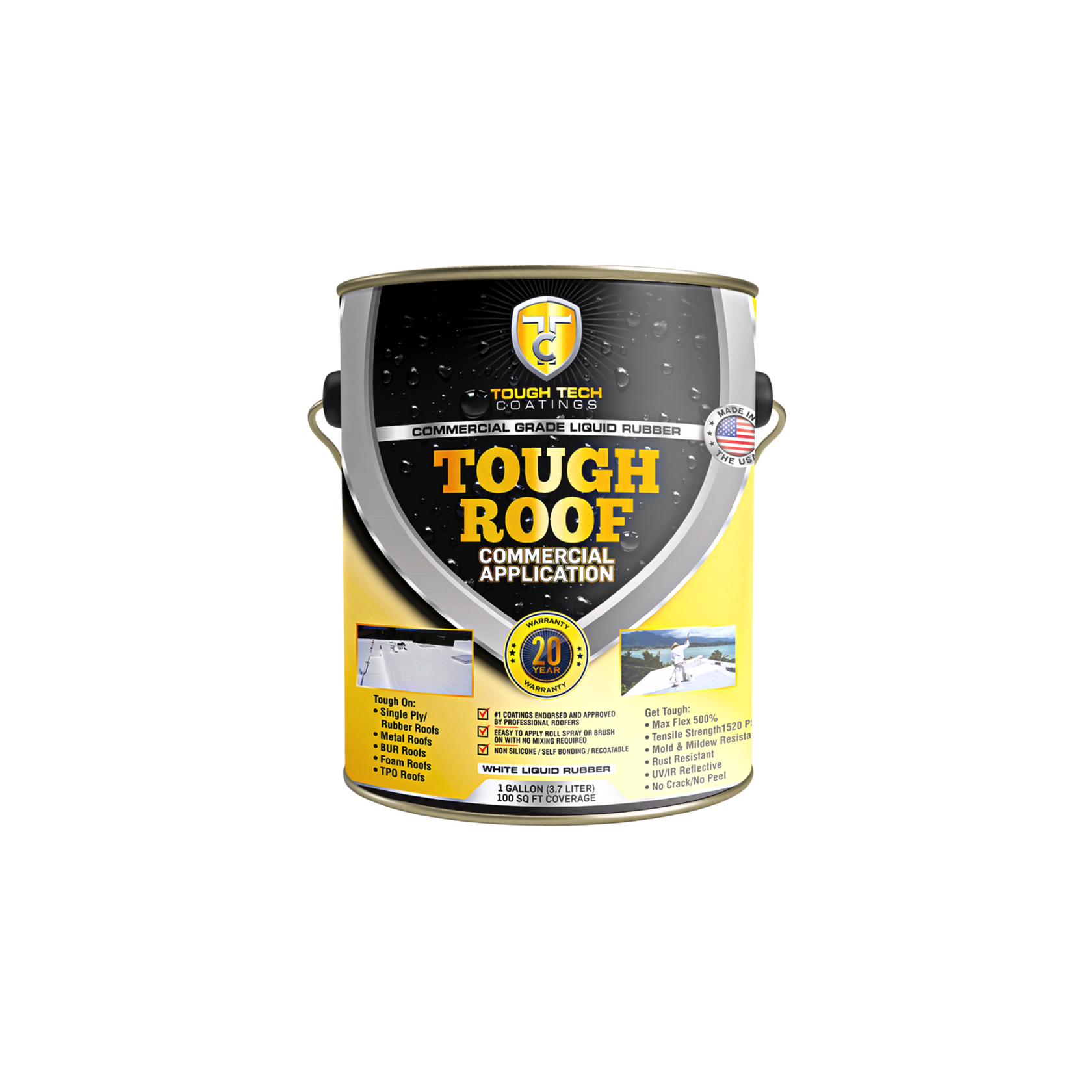 Commercial Roof Repair - Tough Roof - 1 Gallon – Tough Tech Coatings