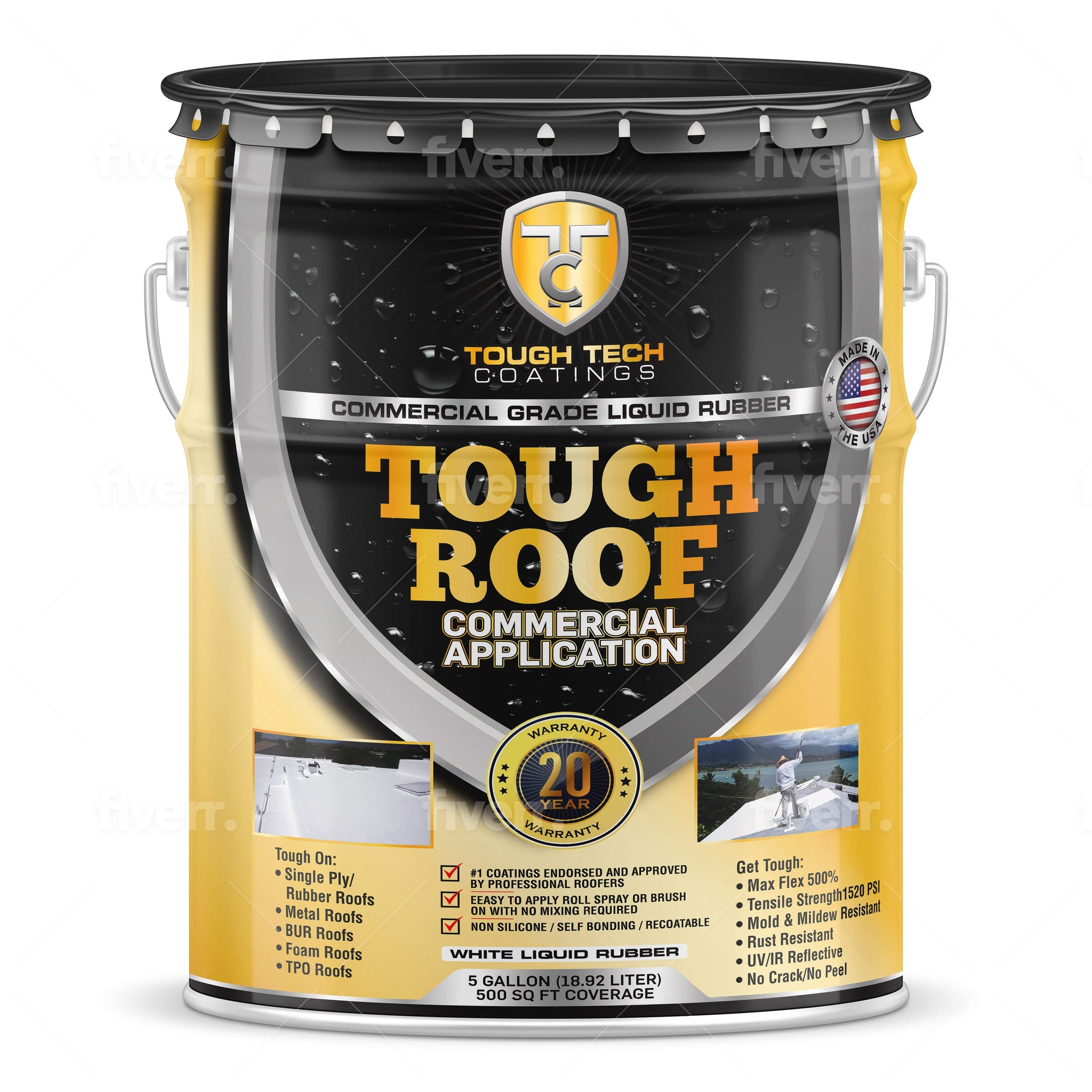 Commercial Roof Repair - Tough Roof - 1 Gallon – Tough Tech Coatings